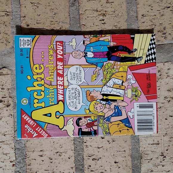 Archie Digest Library Accents Archiearchie Andrews Where Are You Digest 8 Poshmark